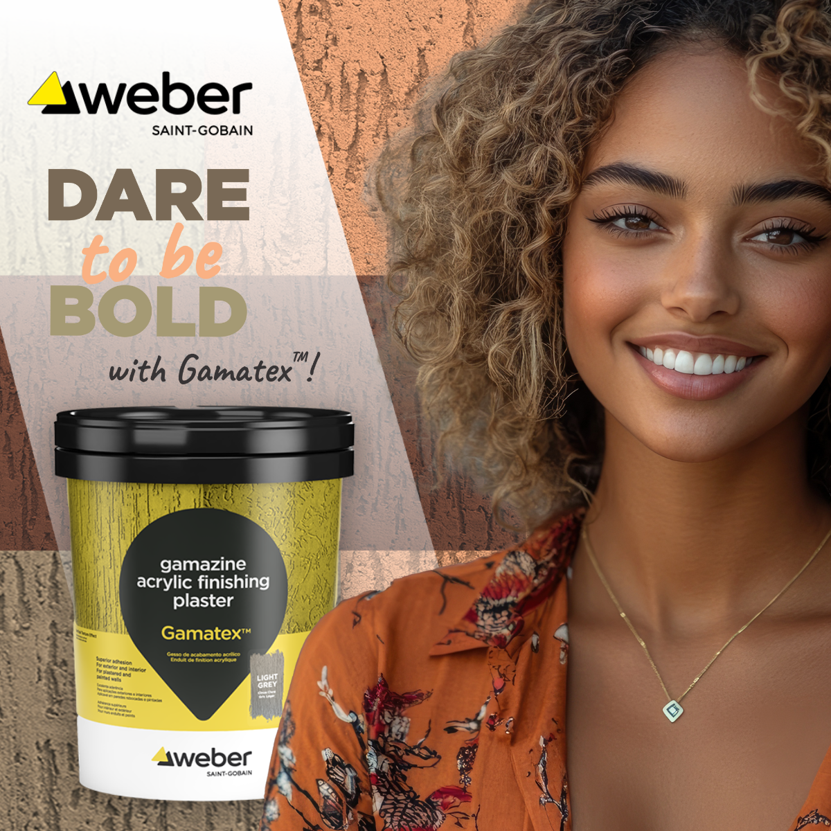 Weber Gamatex™ colours & textures