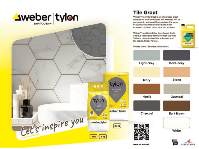 Weber Tylon Tile Grout